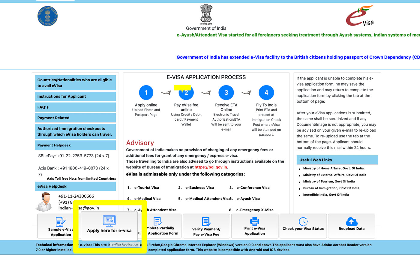 Erfahrungen beim Beantragen des E-Visum für Indien Reiseblog VIEL UNTERWEGS